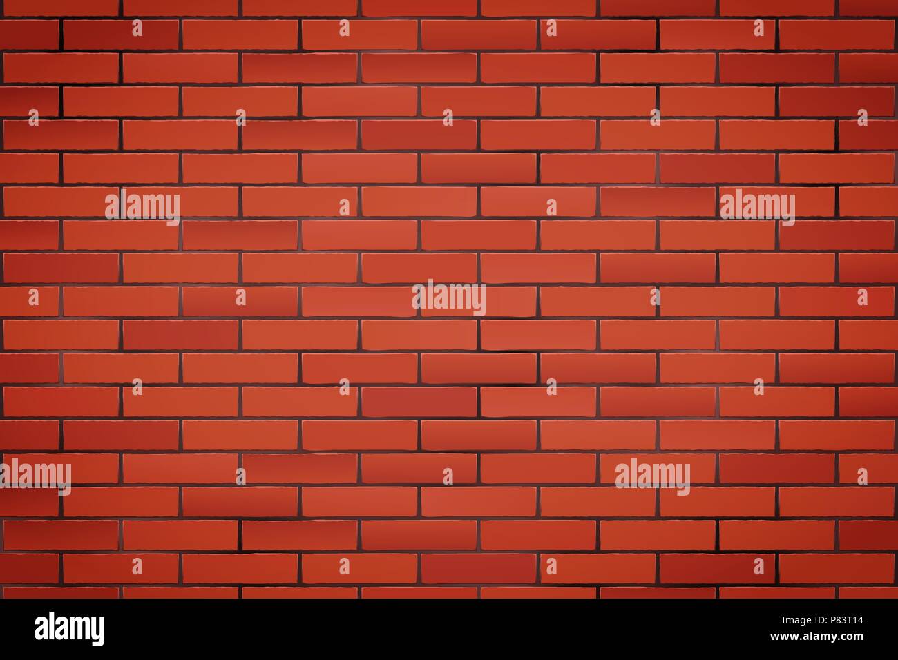 Closeup texture brick wall Stock Vector Images - Alamy