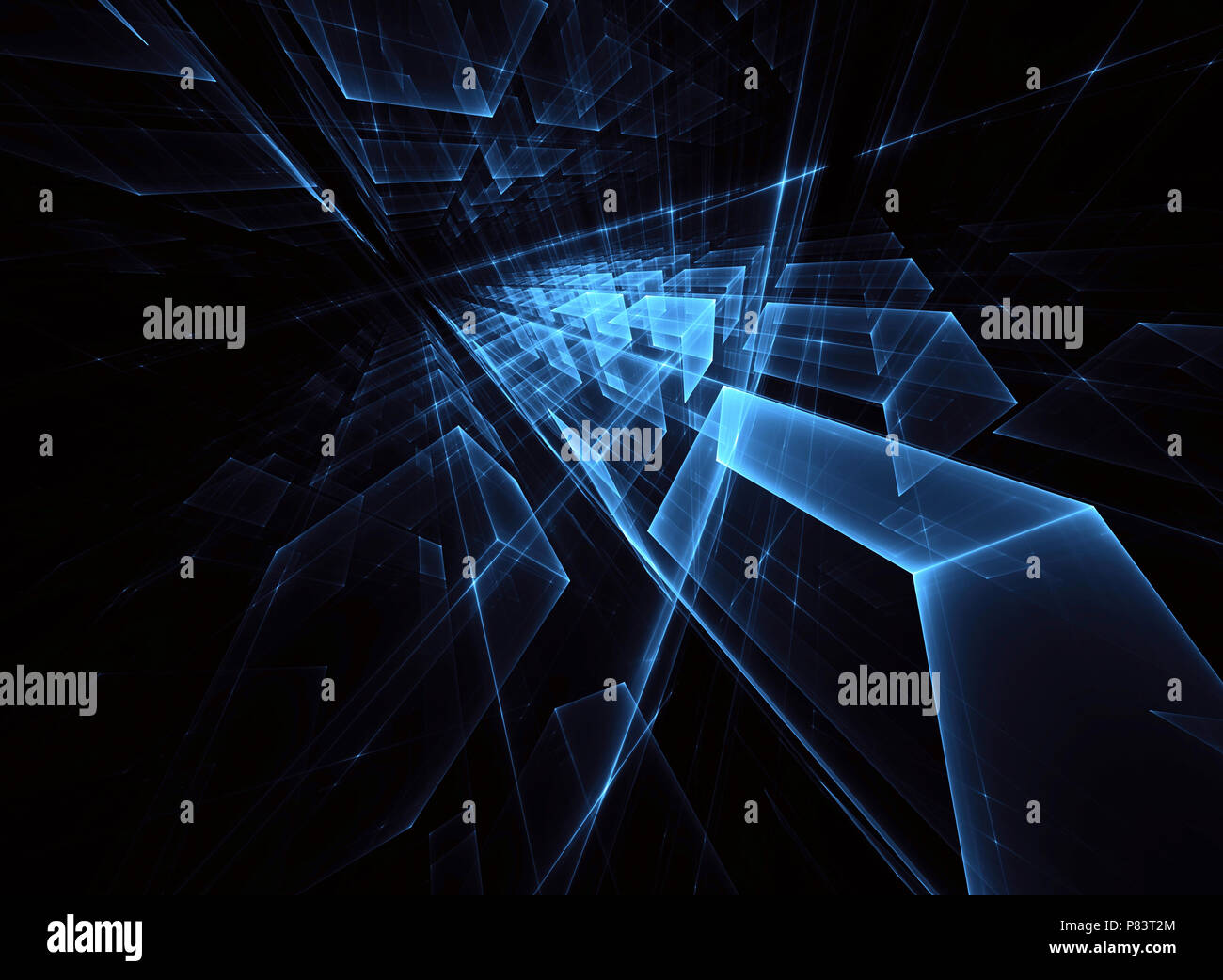 Abstract background element. Fractal graphics series. Three-dimensional ...