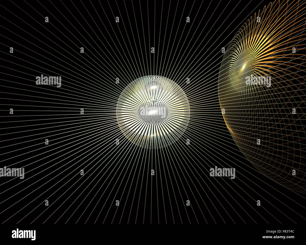 Abstract background element. Fractal graphics series. Three-dimensional ...