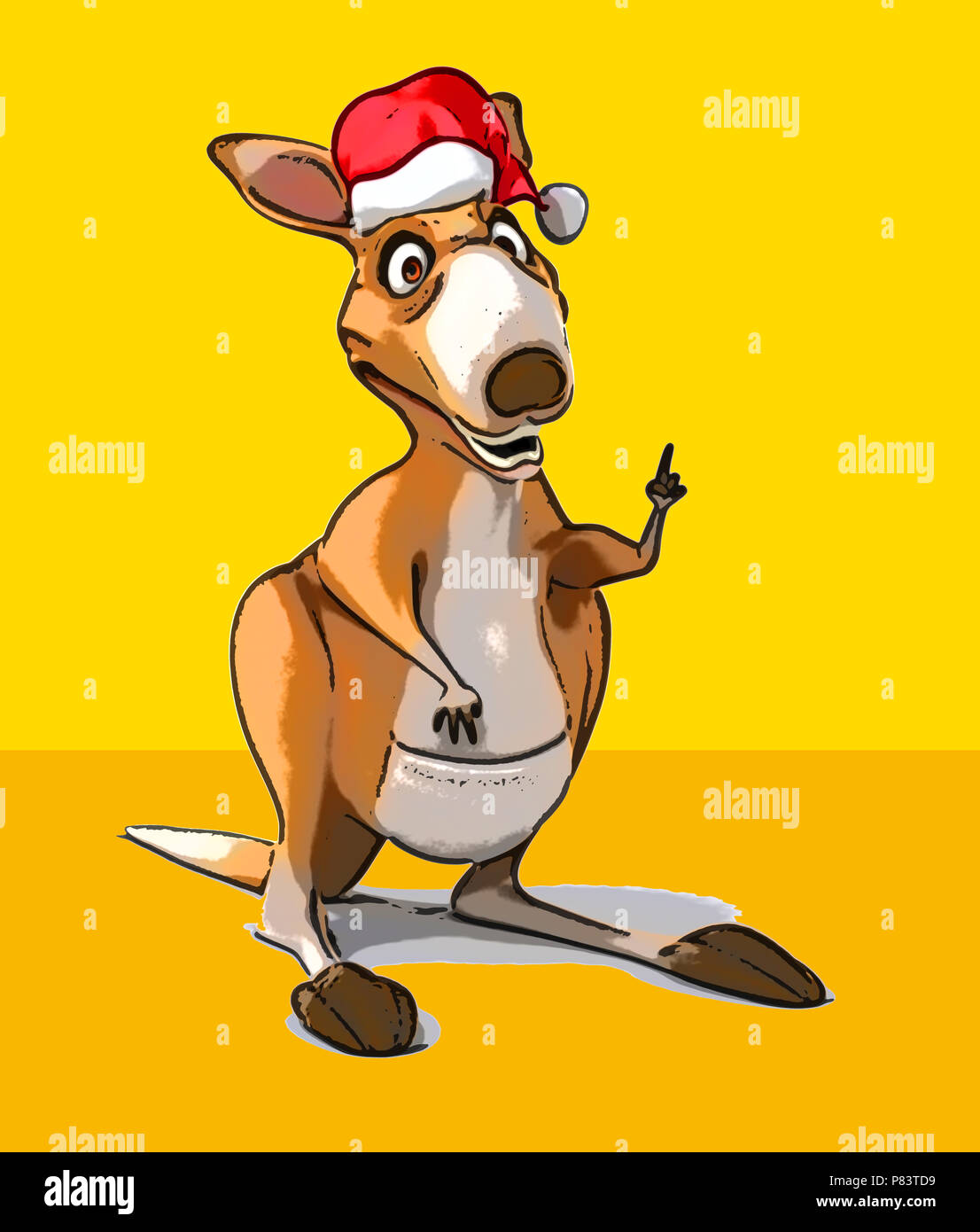 Kangaroo santa hi-res stock photography and images - Alamy