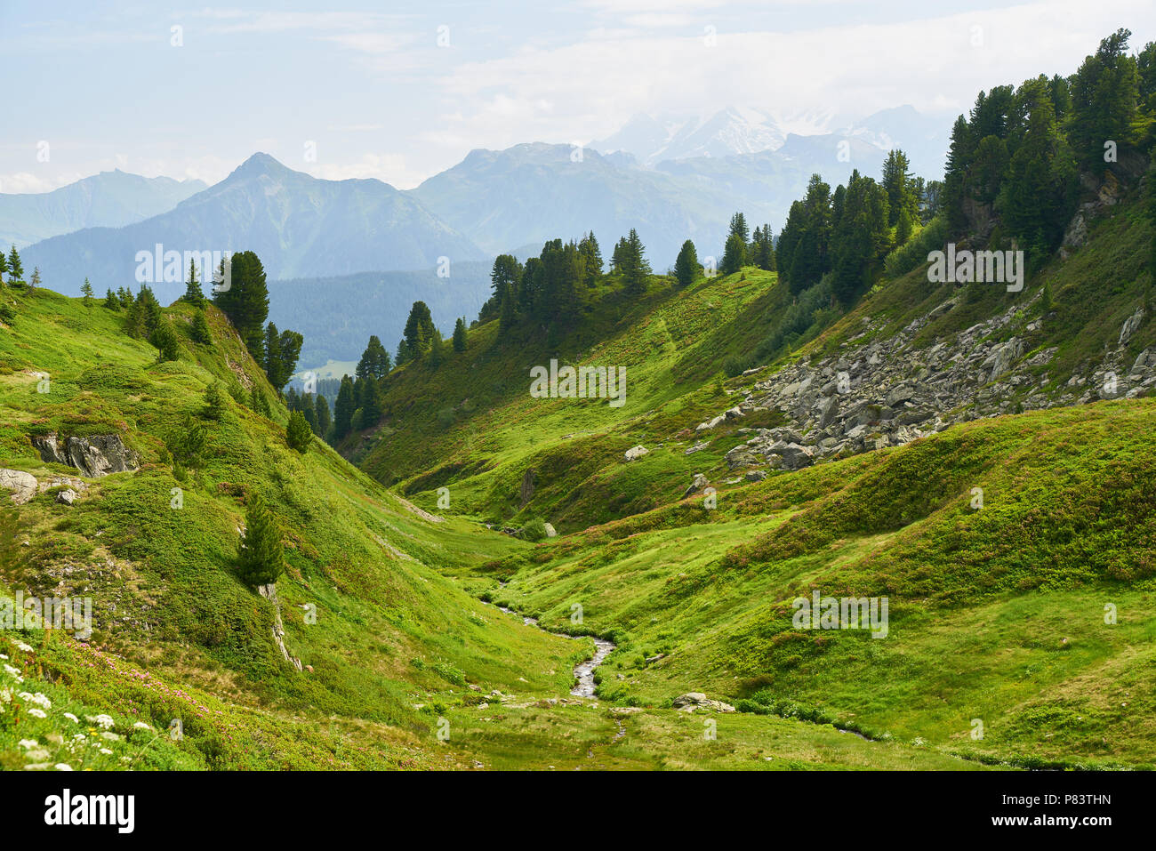 Alps france spring landscape alpine hi-res stock photography and images ...