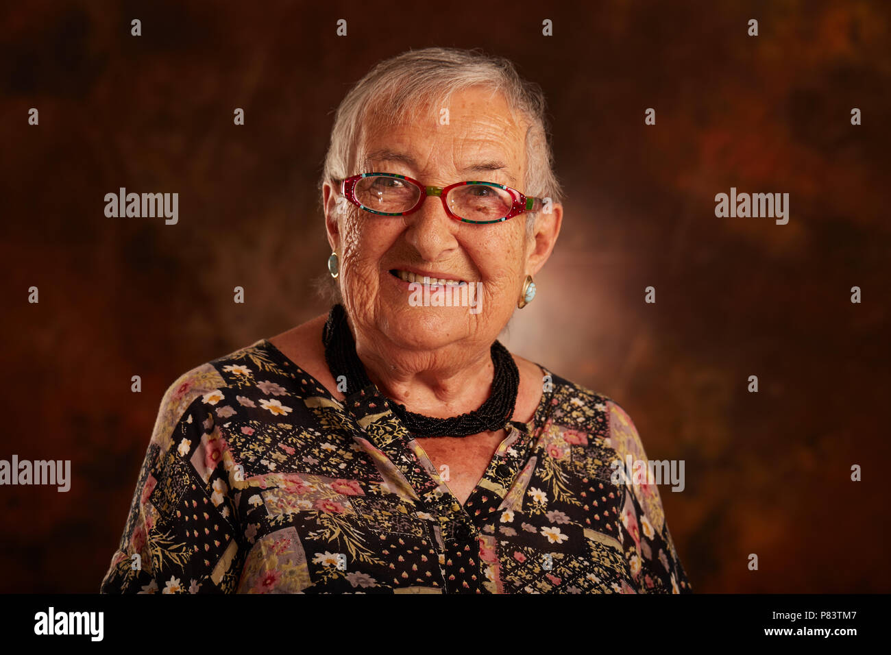 old woman's portrait Stock Photo - Alamy