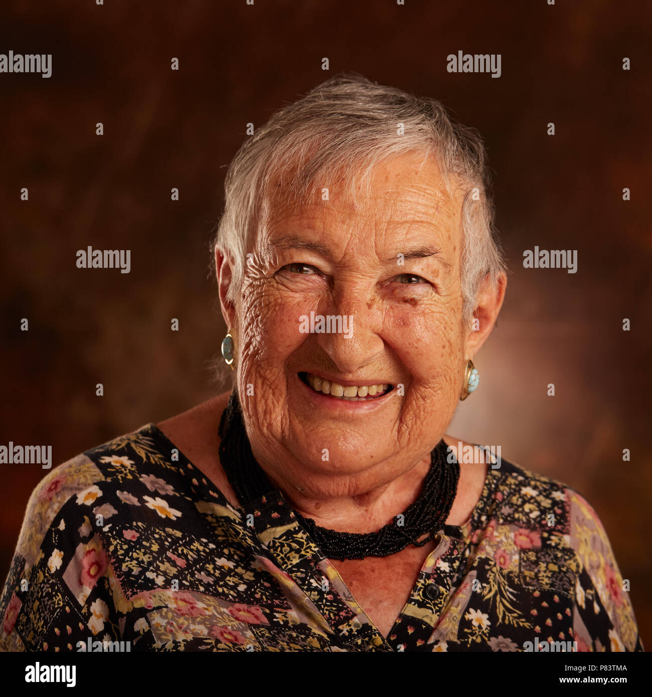 old woman's portrait Stock Photo - Alamy