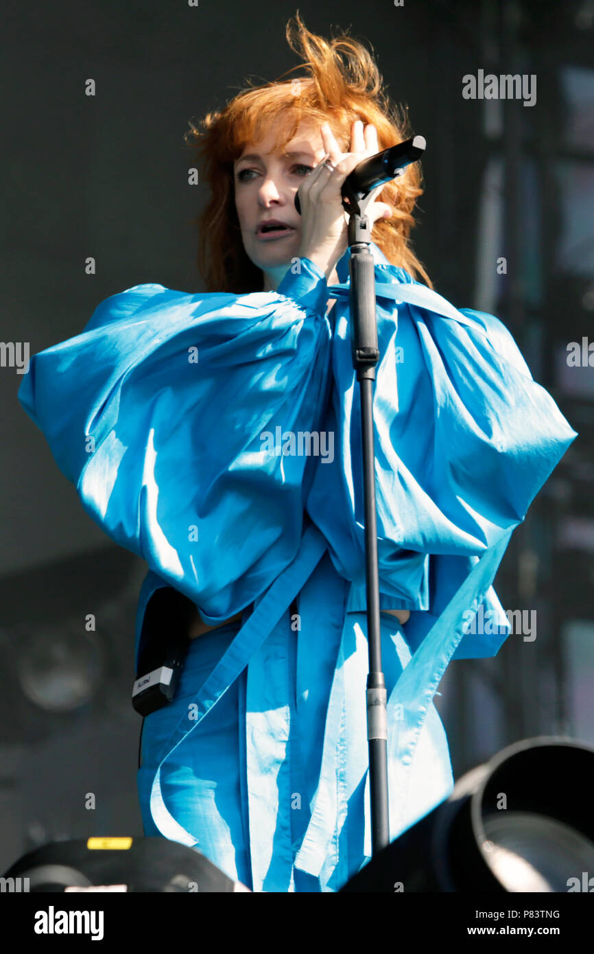 Alison goldfrapp goldfrapp performs on hi-res stock photography and ...