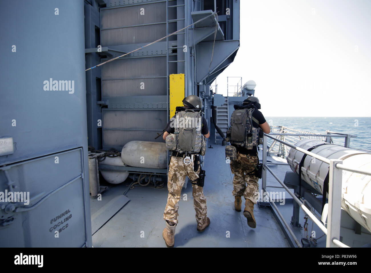 CONSTANTA, ROMANIA - JUNE 20, 2018: Romanian special forces marines get ...