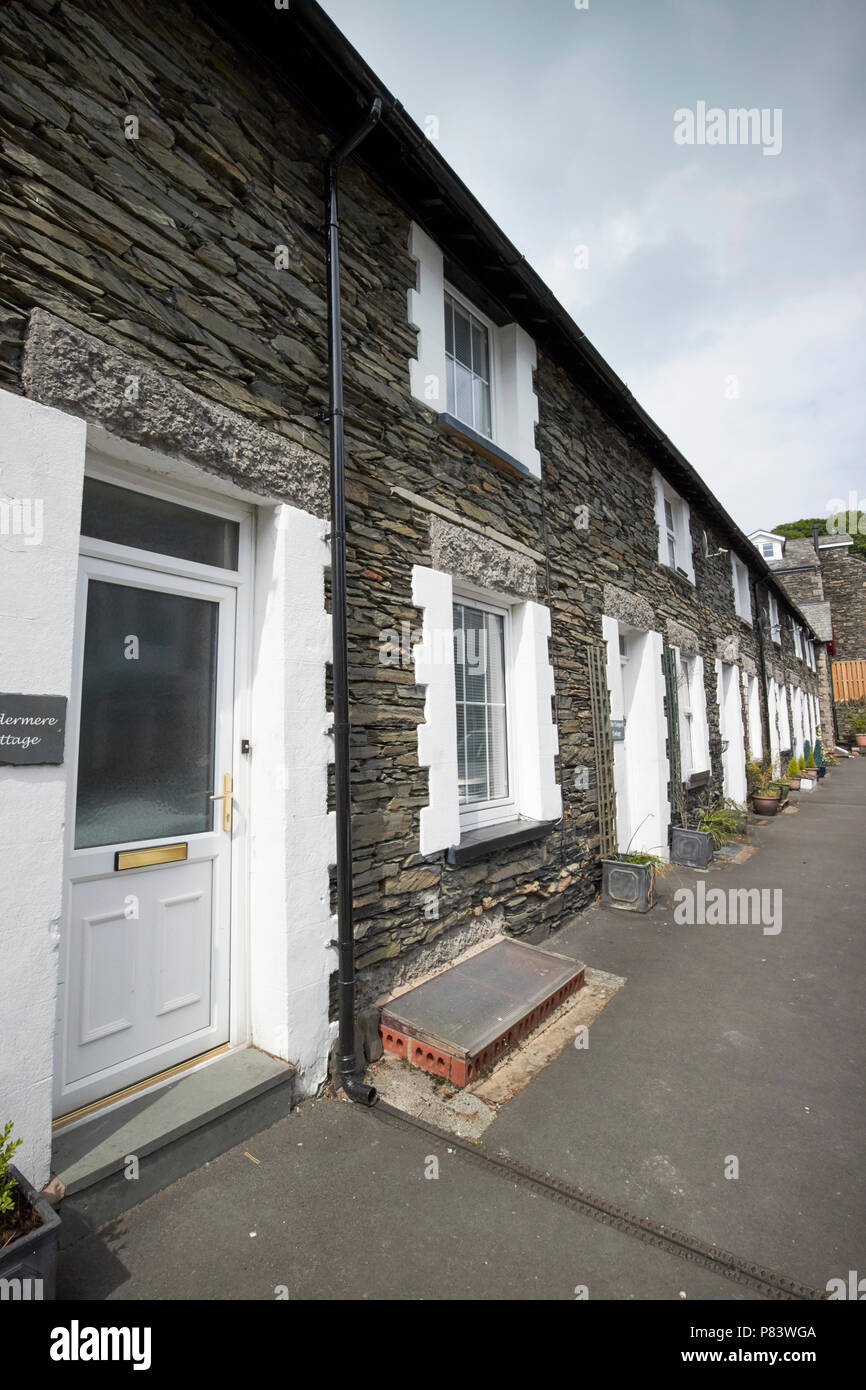 traditional lakeland stone style cottages now used as b+b holiday ...