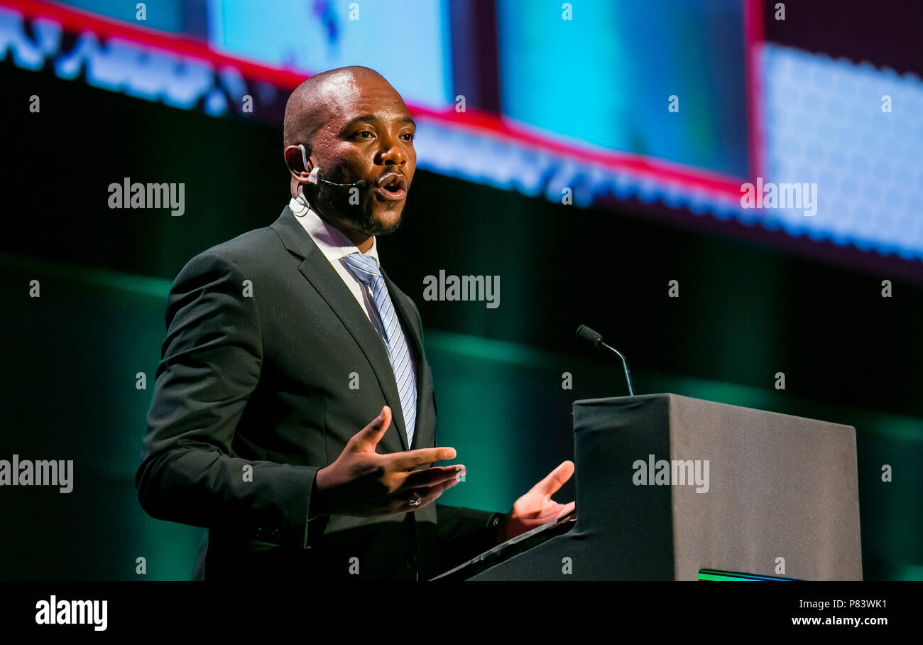 Johannesburg, South Africa, November 23, 2017, Mmusi Maimane the leader ...