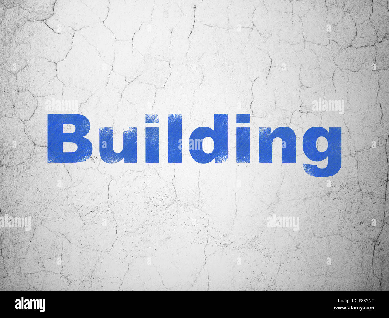 Building construction concept: Building on wall background Stock Photo ...