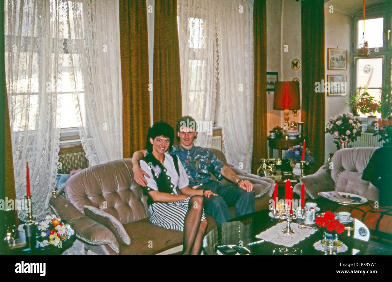 Baron Markus von und zu Aufseß mit Freundin Irene Stieber, Deutschland ...