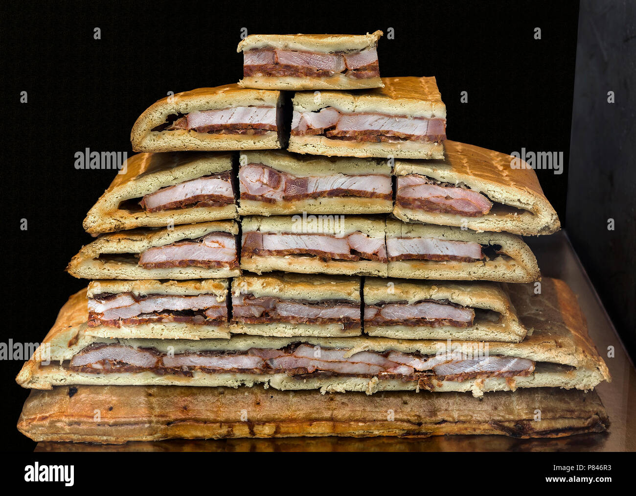 Stack of Sandwiches photographed in Valencia Spain Stock Photo - Alamy