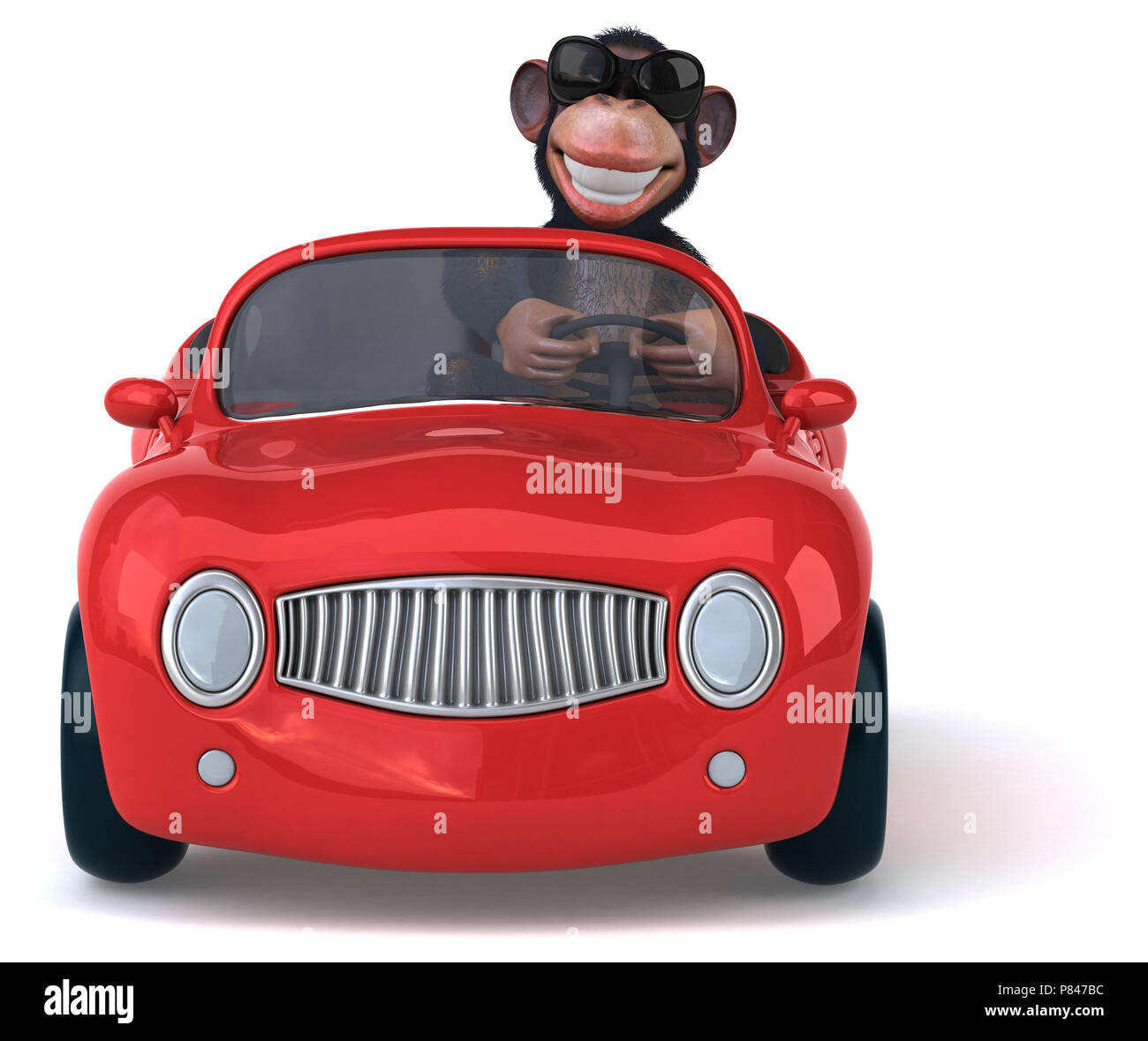 Monkey driving Cut Out Stock Images & Pictures - Alamy