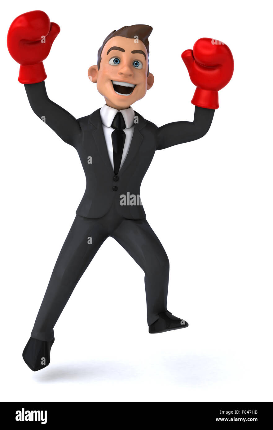 Fun business man Stock Photo - Alamy