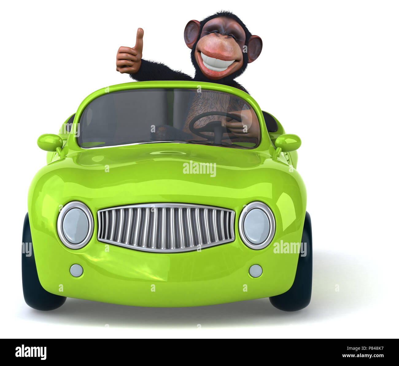 Monkey driving Cut Out Stock Images & Pictures - Alamy