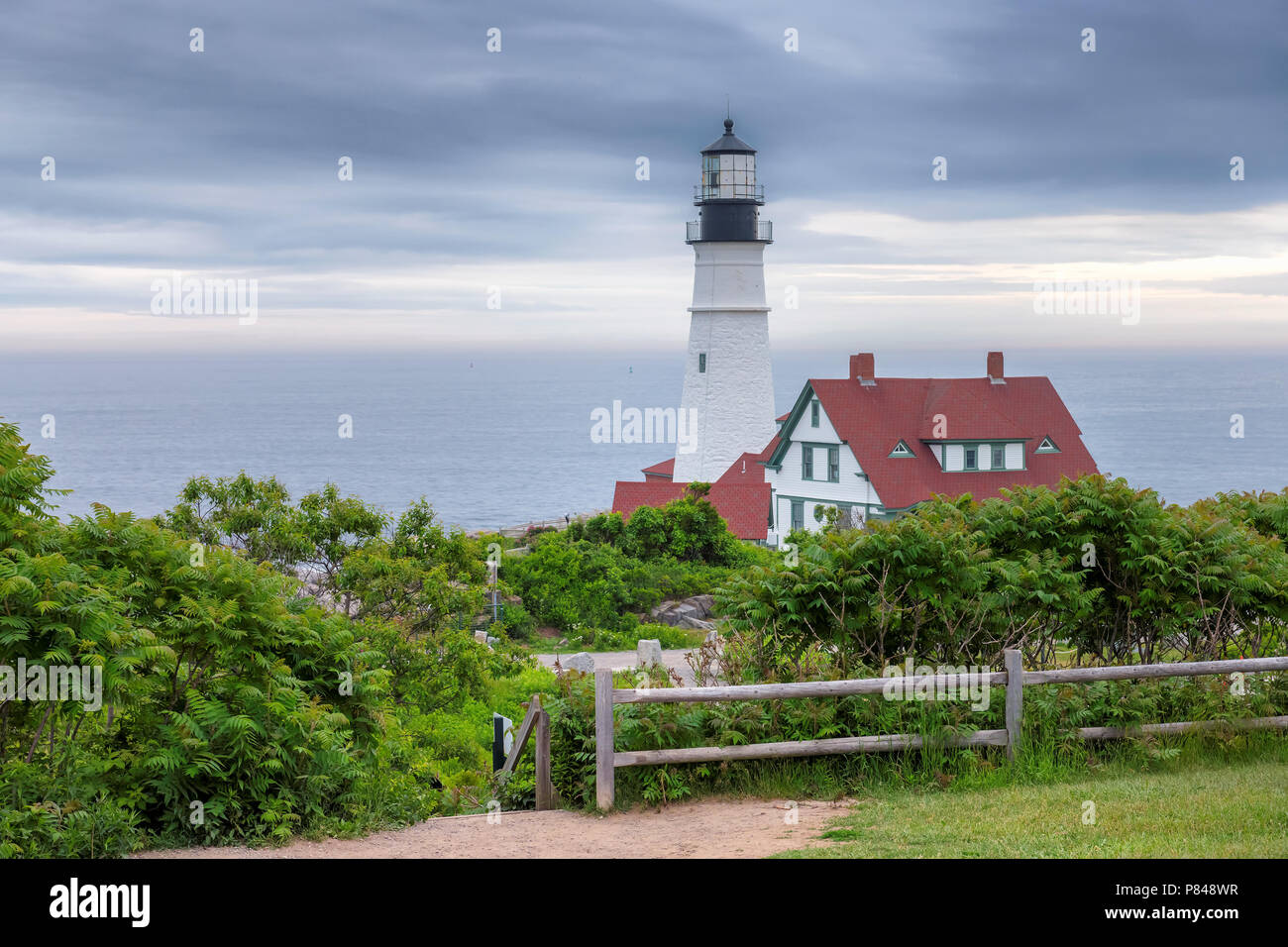 The Portland Head Light Stock Photo - Alamy