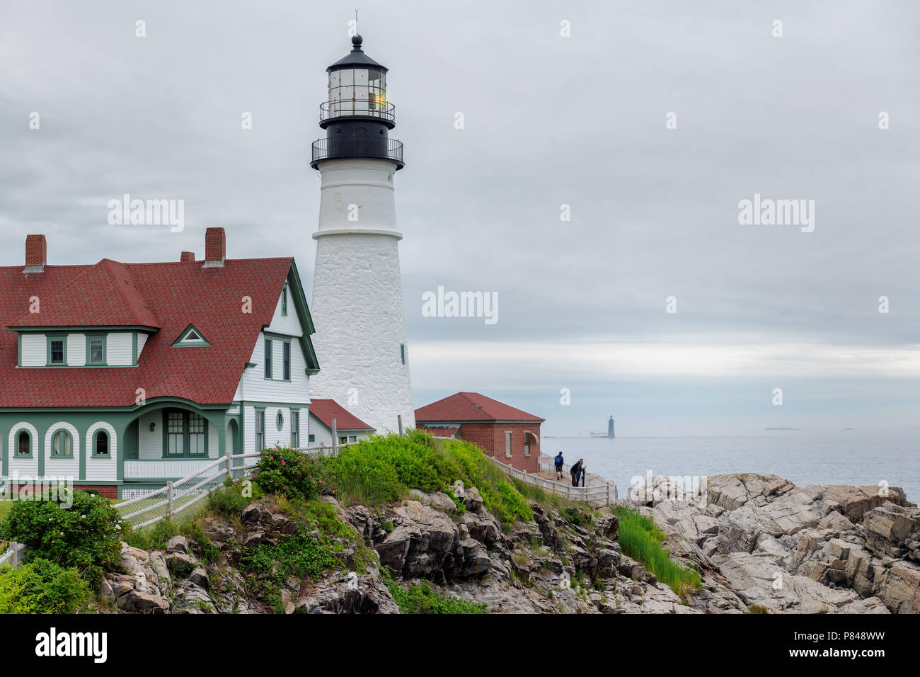 The Portland Head Light Stock Photo - Alamy