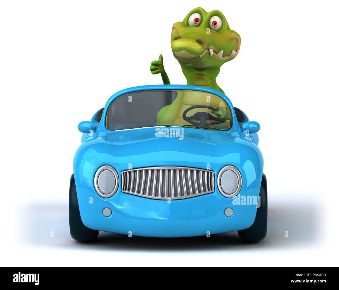 Crocodile driving Cut Out Stock Images & Pictures - Alamy