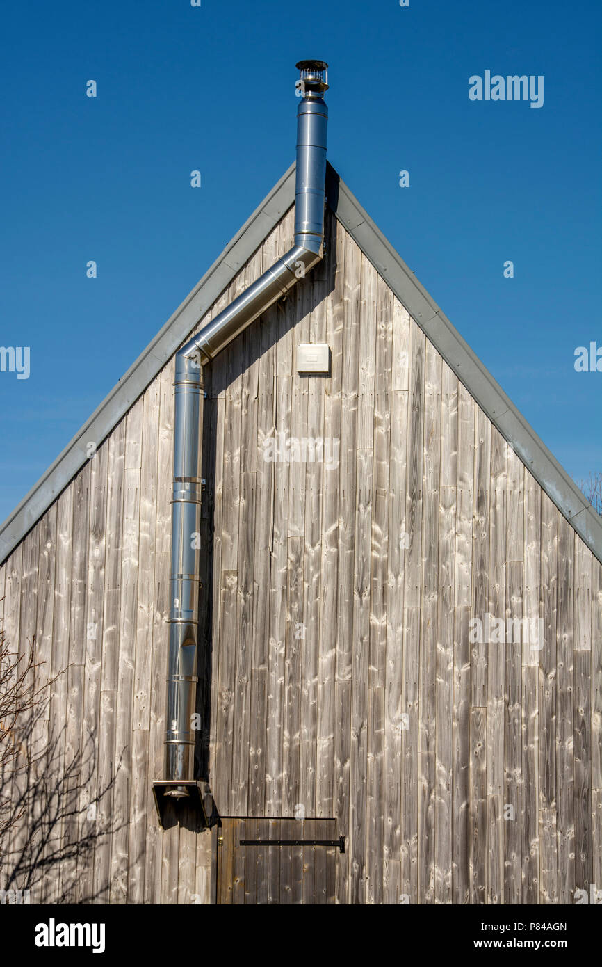 Chimney in gable wall hi-res stock photography and images - Alamy