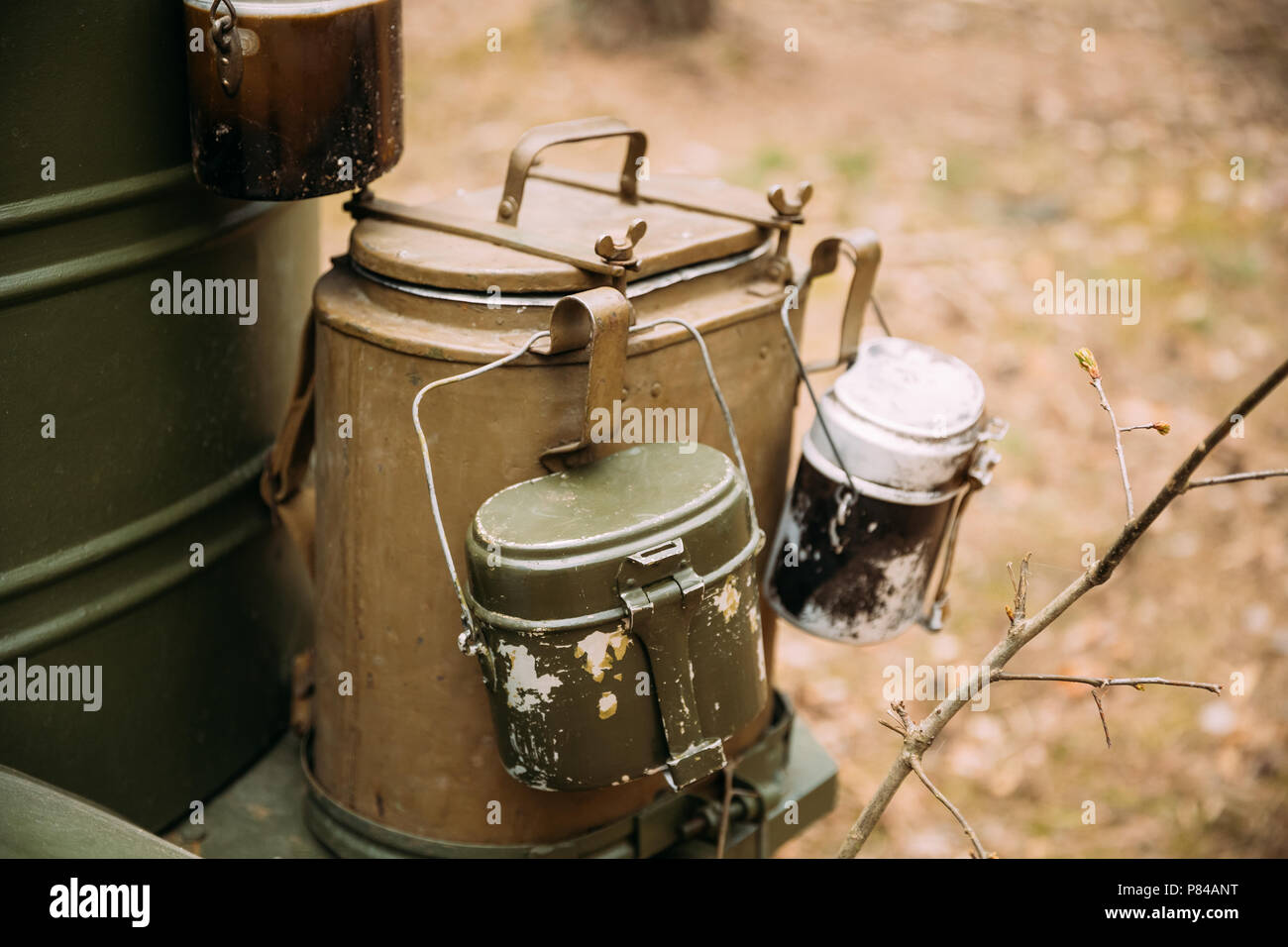 Old Russian Soviet World War II Marching Pot Dixie. WWII Military ...