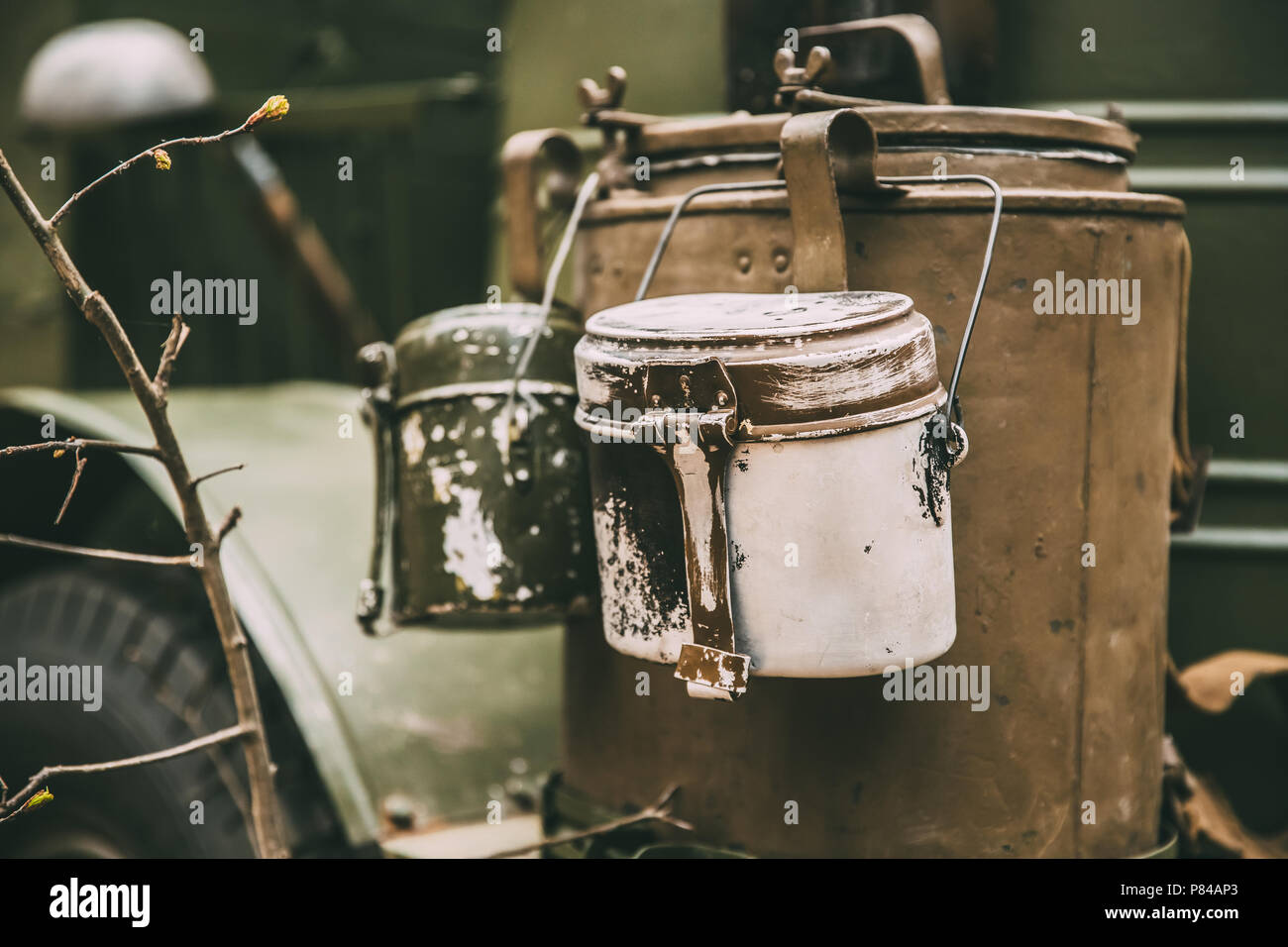 Old Russian Soviet World War II Marching Pot Dixie. WWII Military ...