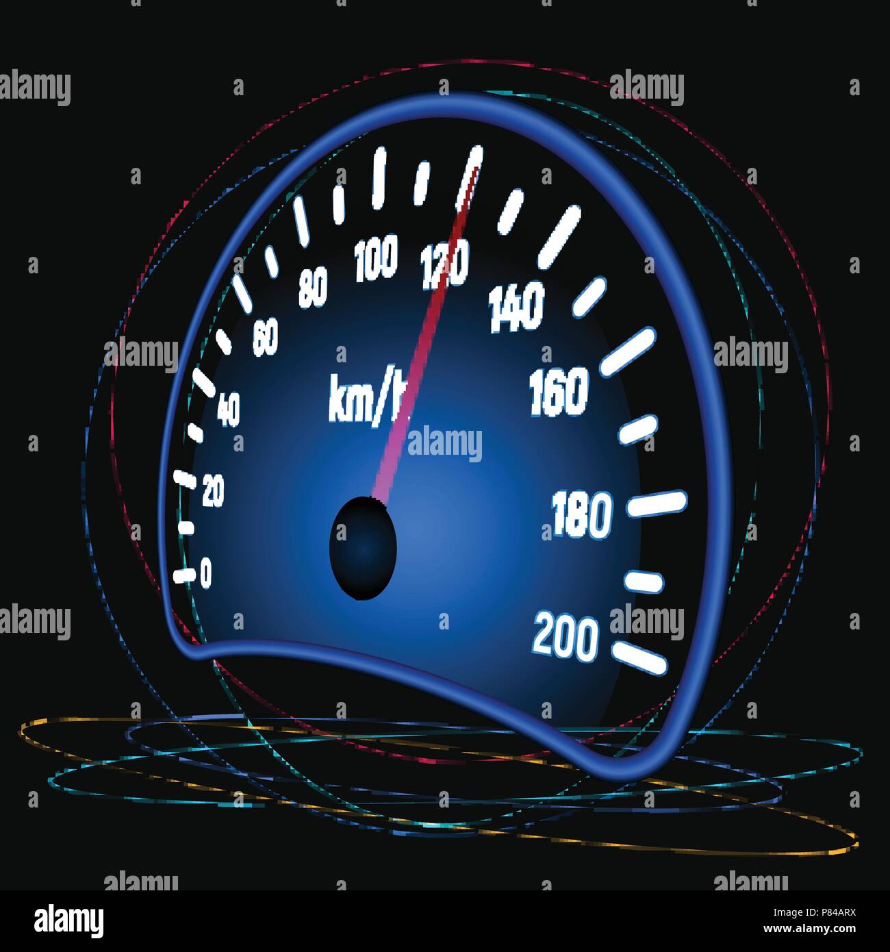 Speed speedometer icon sign round hi-res stock photography and images ...