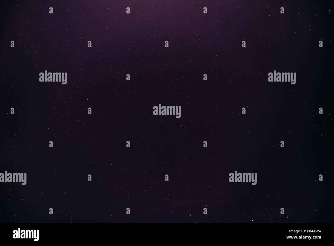 Night Starry Sky Background In Purple Magenta Colours. Night View Of ...