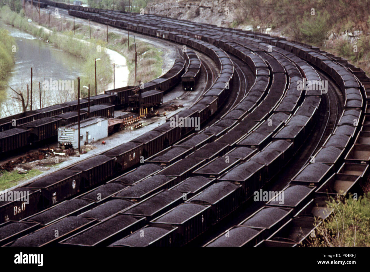 1970s danville west virginia rail yards hi-res stock photography and ...