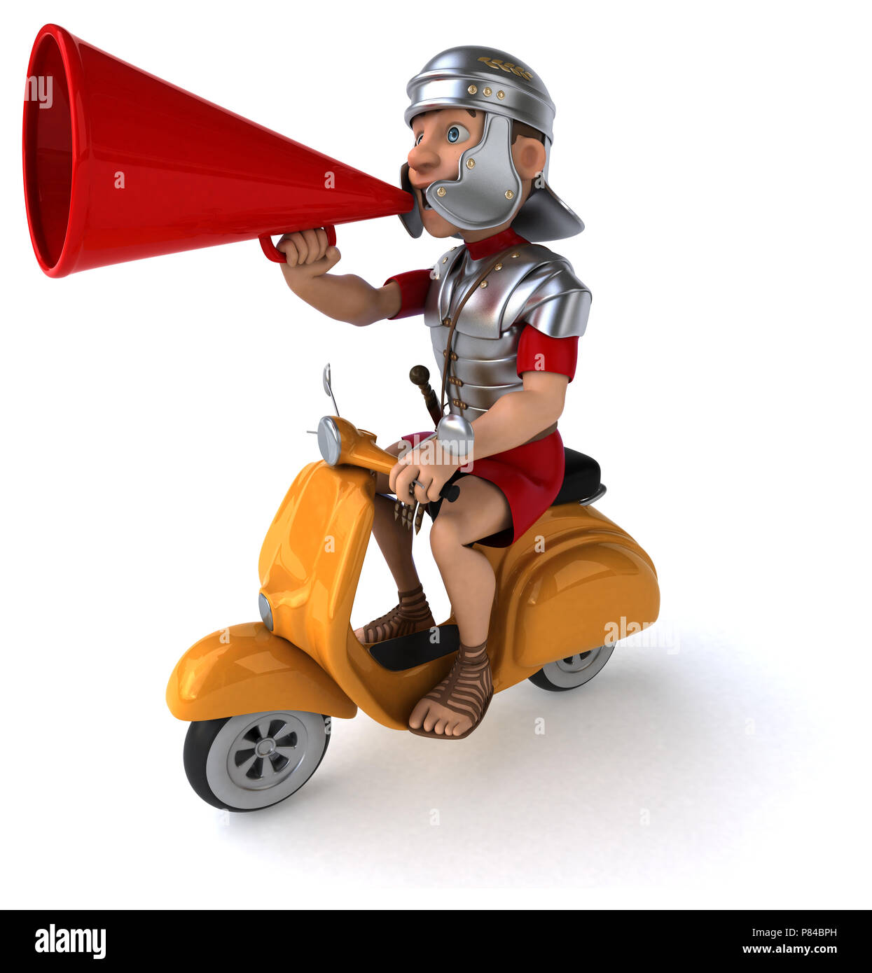 Fun roman soldier Stock Photo - Alamy