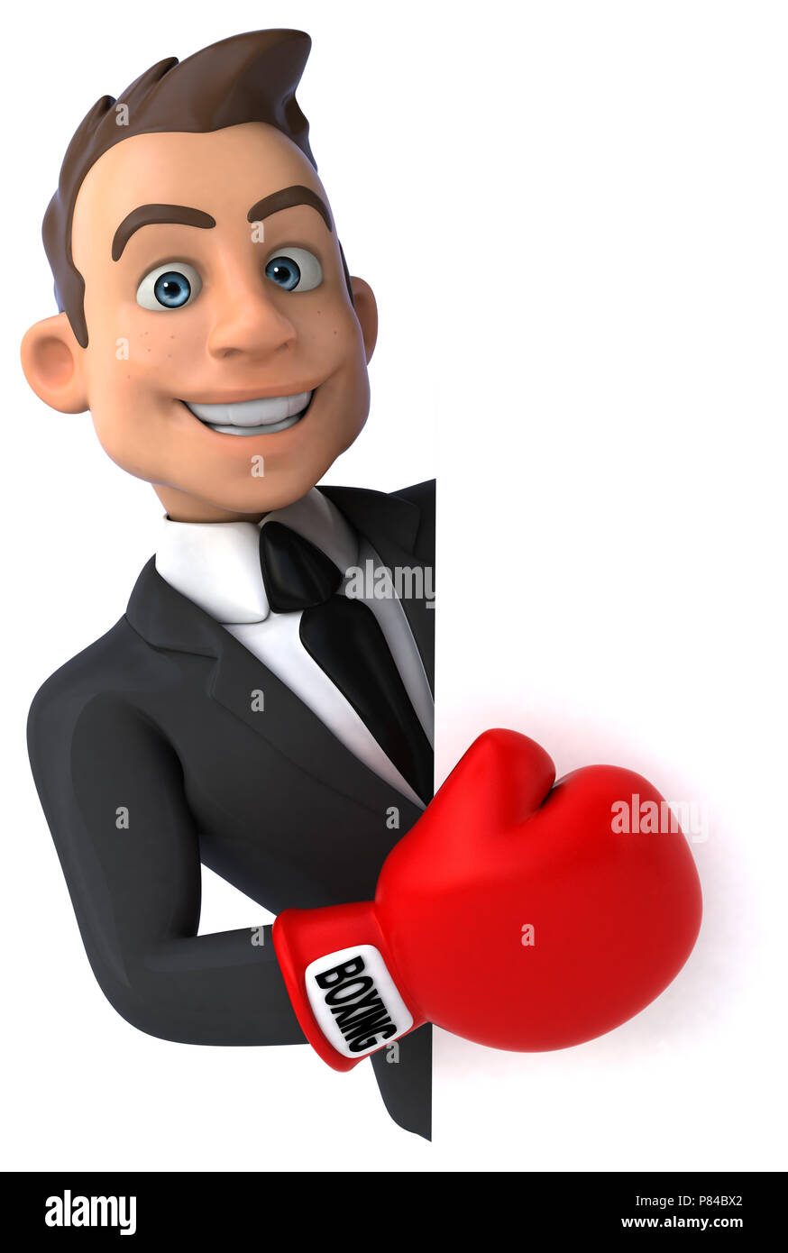 Fun business man Stock Photo - Alamy