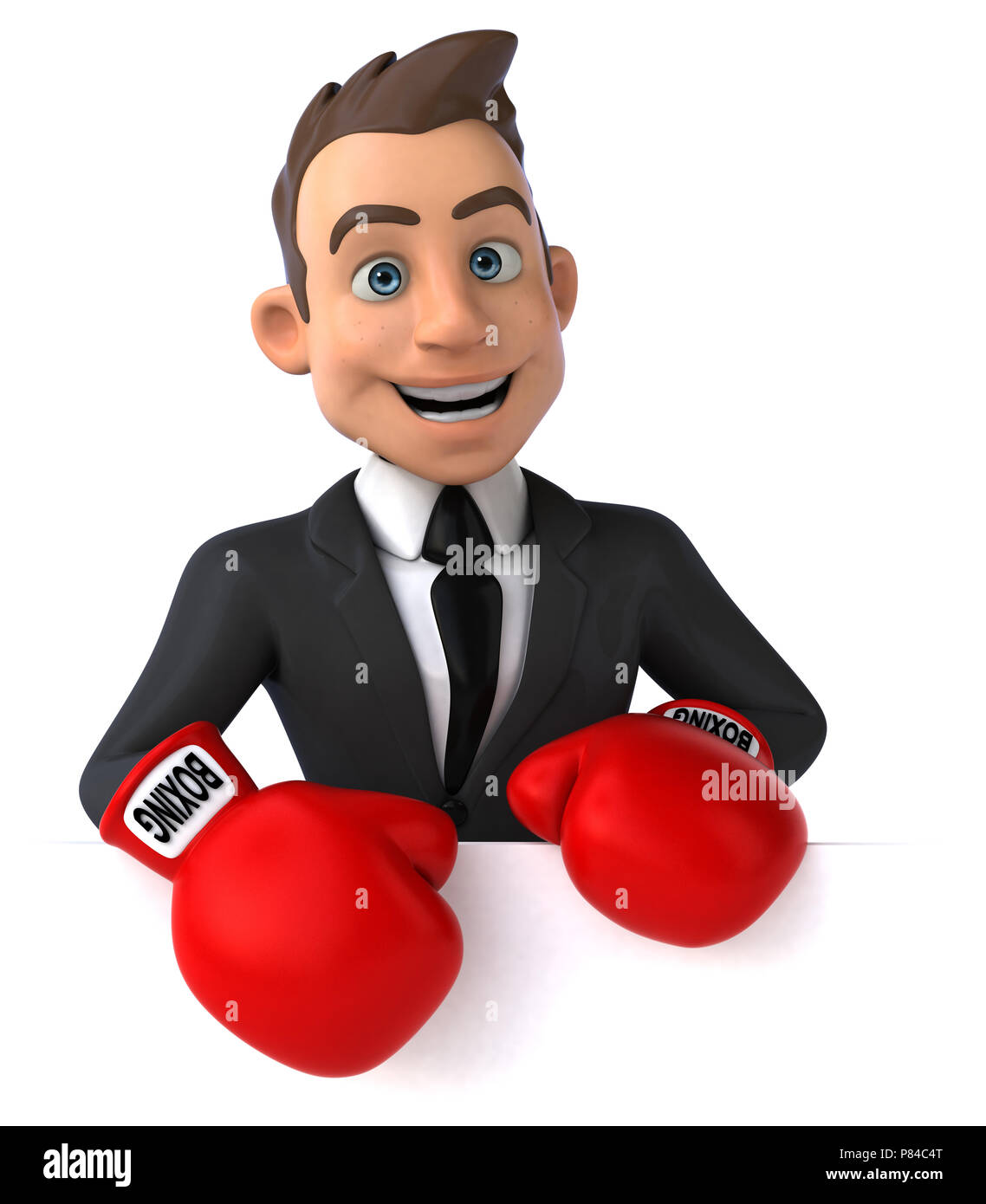 Fun business man Stock Photo - Alamy