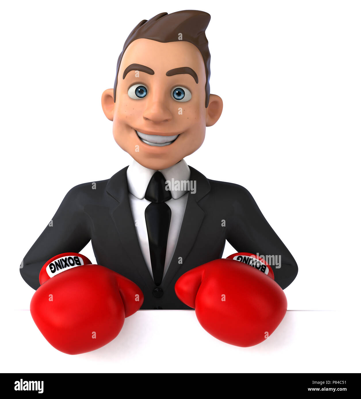 Fun business man Stock Photo - Alamy