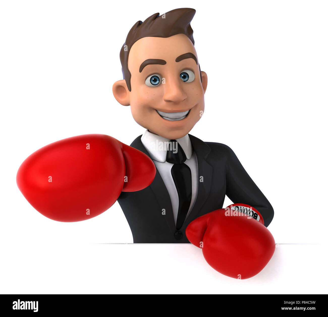 Fun business man Stock Photo - Alamy