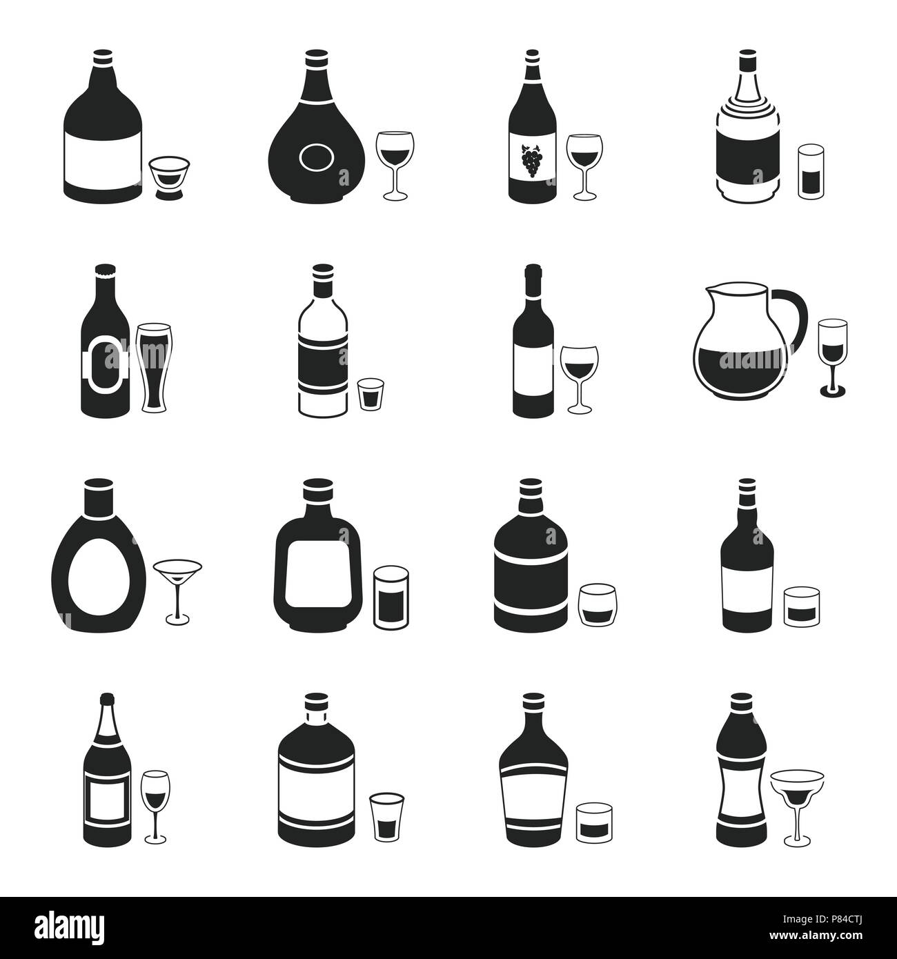 White aperitif wine Black and White Stock Photos & Images - Alamy