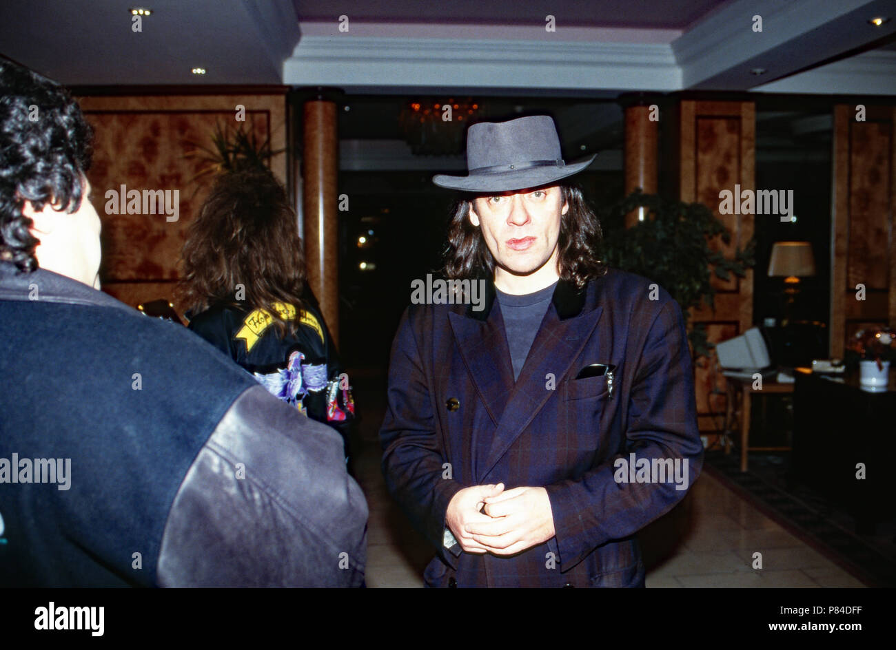 Sänger Udo Lindenberg, Deutschland 1989. Singer Udo Lindenberg, Germany ...