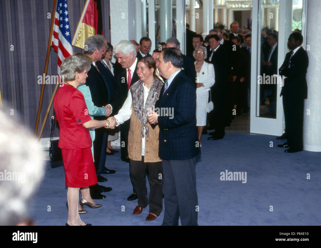 Visit chancellor helmut kohl hi-res stock photography and images - Alamy