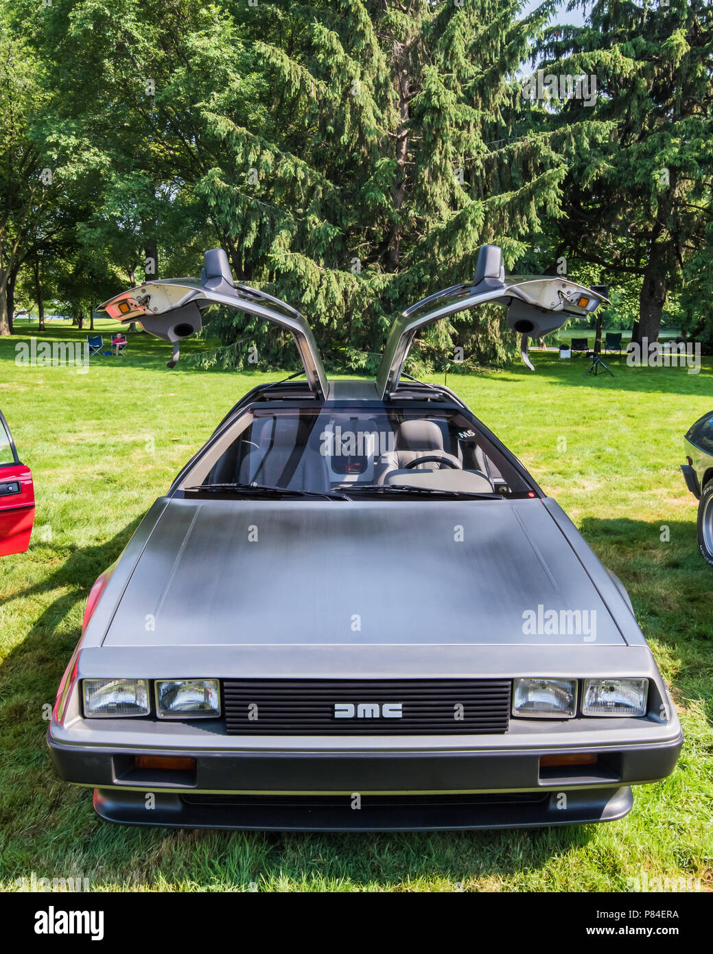 Delorean car flux hi-res stock photography and images - Alamy
