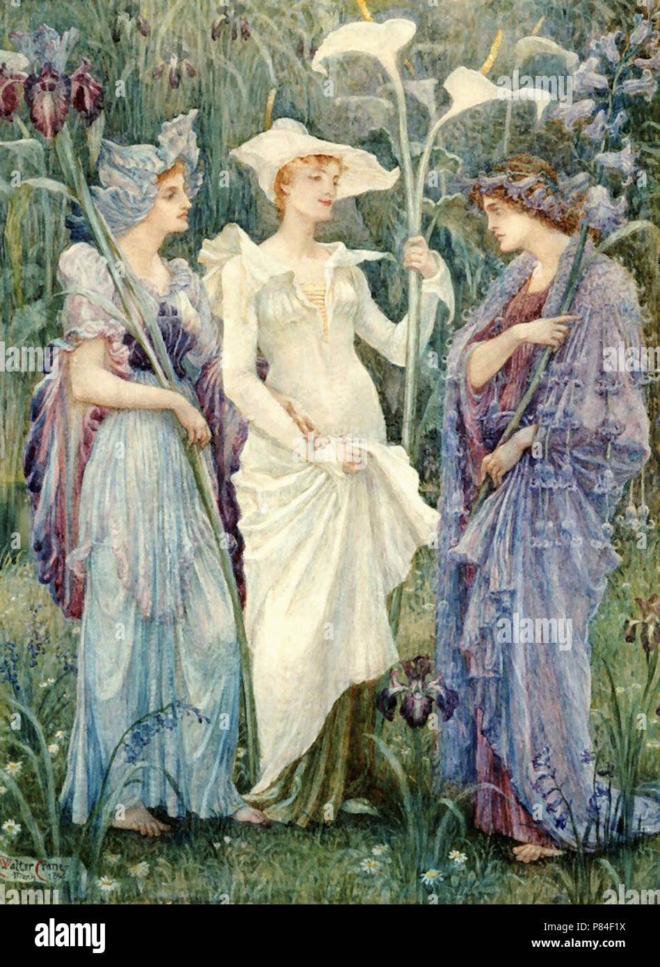 Crane Walter - Ensigns of Spring Stock Photo - Alamy