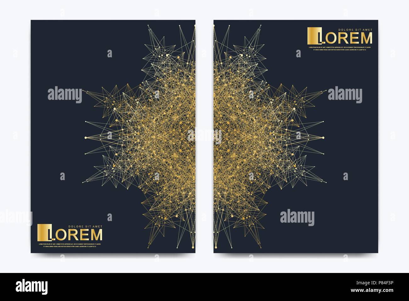 Modern vector templates for brochure Leaflet flyer advert cover catalog ...