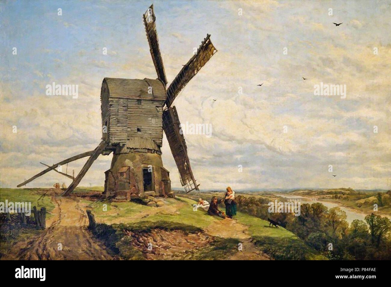 Creswick Thomas - the Windmill Stock Photo - Alamy