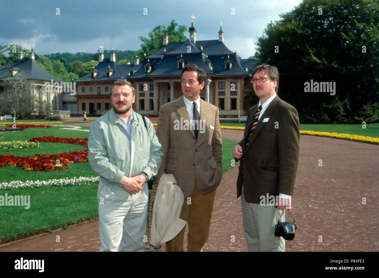 Alexander Fürst zu Sayn-Wittgenstein-Sayn (Bildmitte) bei einer ...