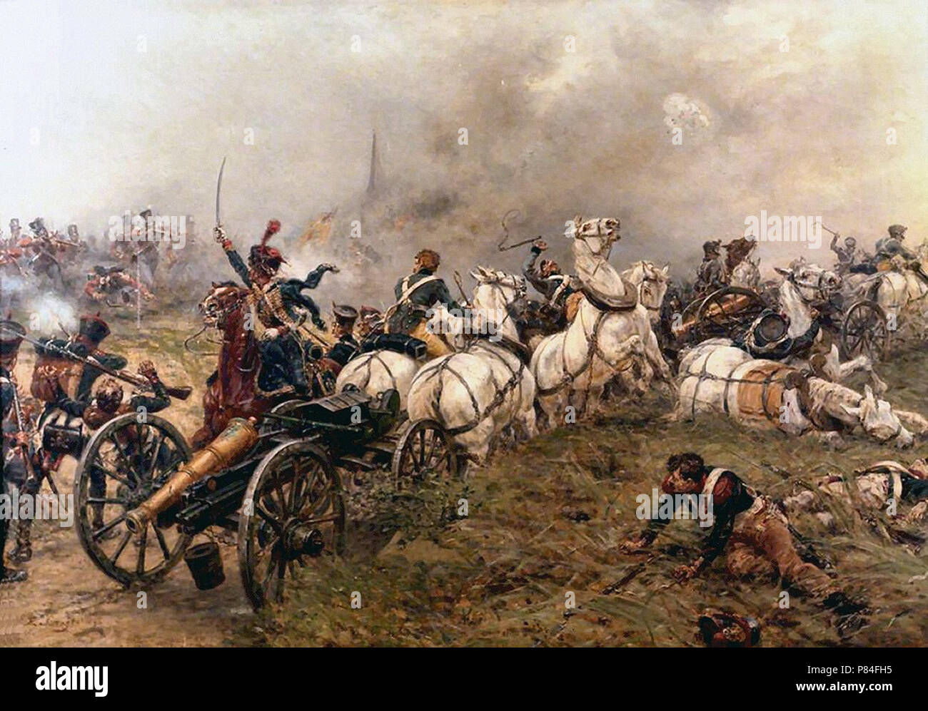 Crofts Ernest - the Capture of a French Battery by the 52nd Regiment at ...
