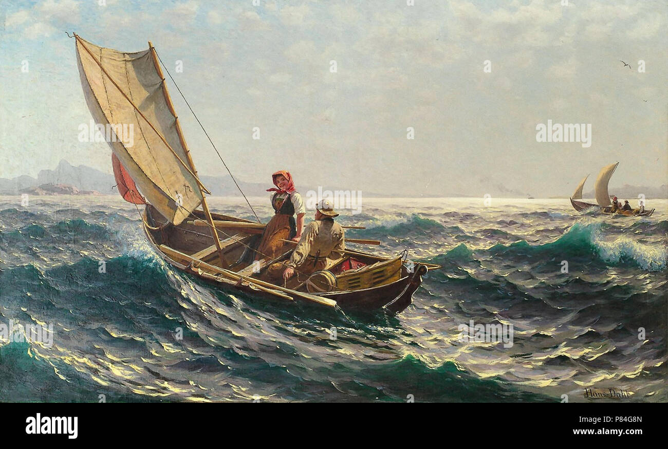 Dahl Hans - Seilbùe5ter I Frisk Bris Stock Photo - Alamy