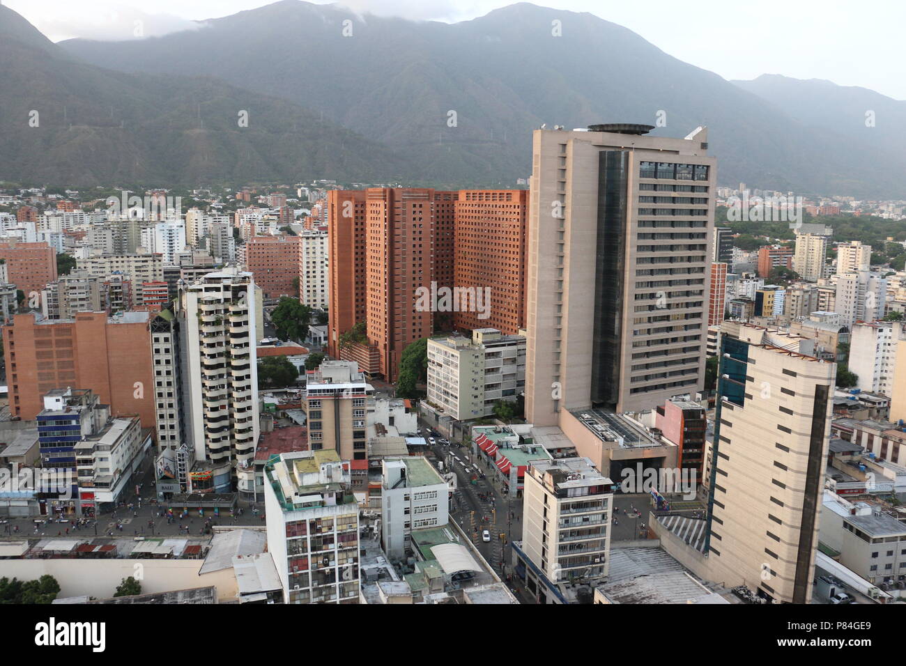 Sabana Grande Downtown District in Caracas, Venezuela. Marcos ...