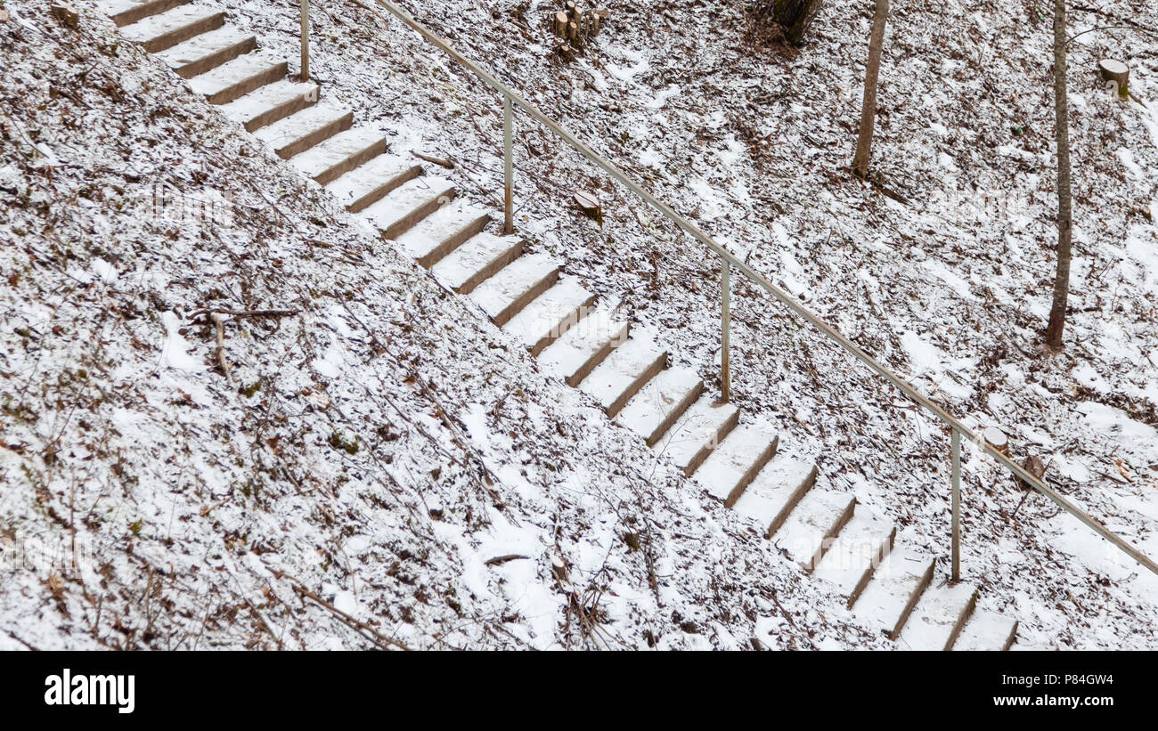 Frozen steps hi-res stock photography and images - Alamy