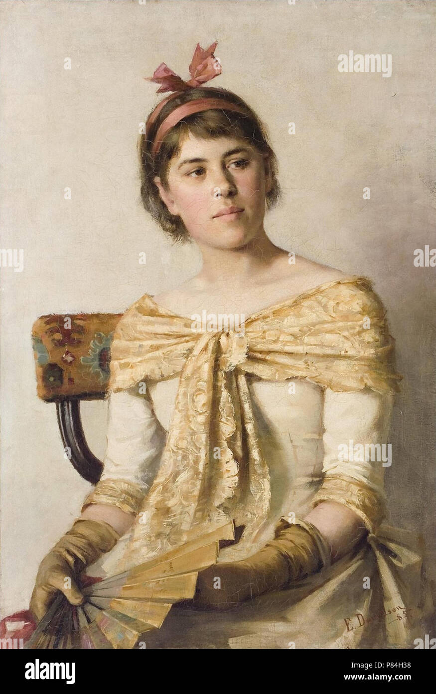 Danielson-Gambogi Elin - Portrait of Rosa Sisko Stock Photo - Alamy