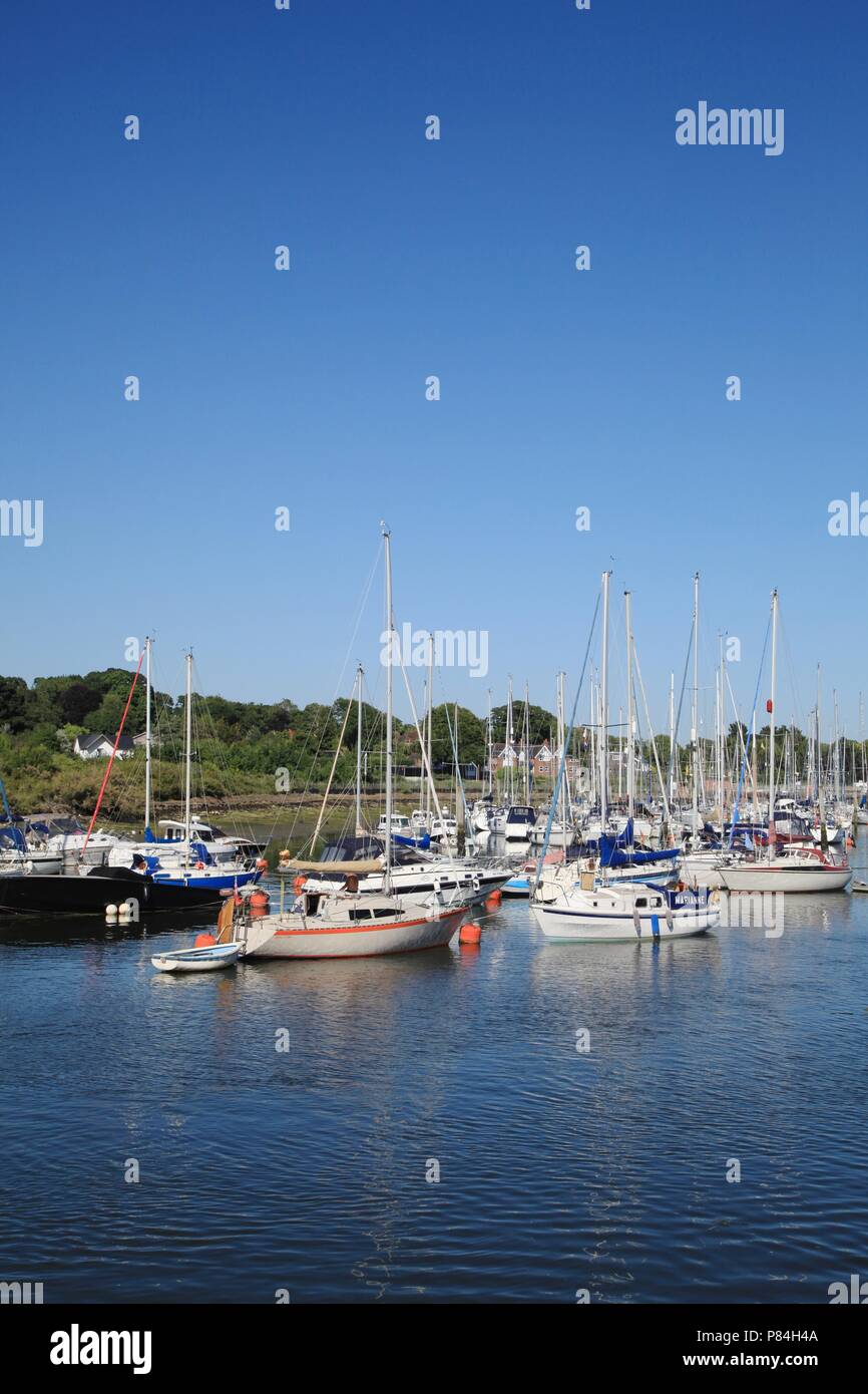 Town Quay, Lymington, Hampshire, UK Stock Photo - Alamy