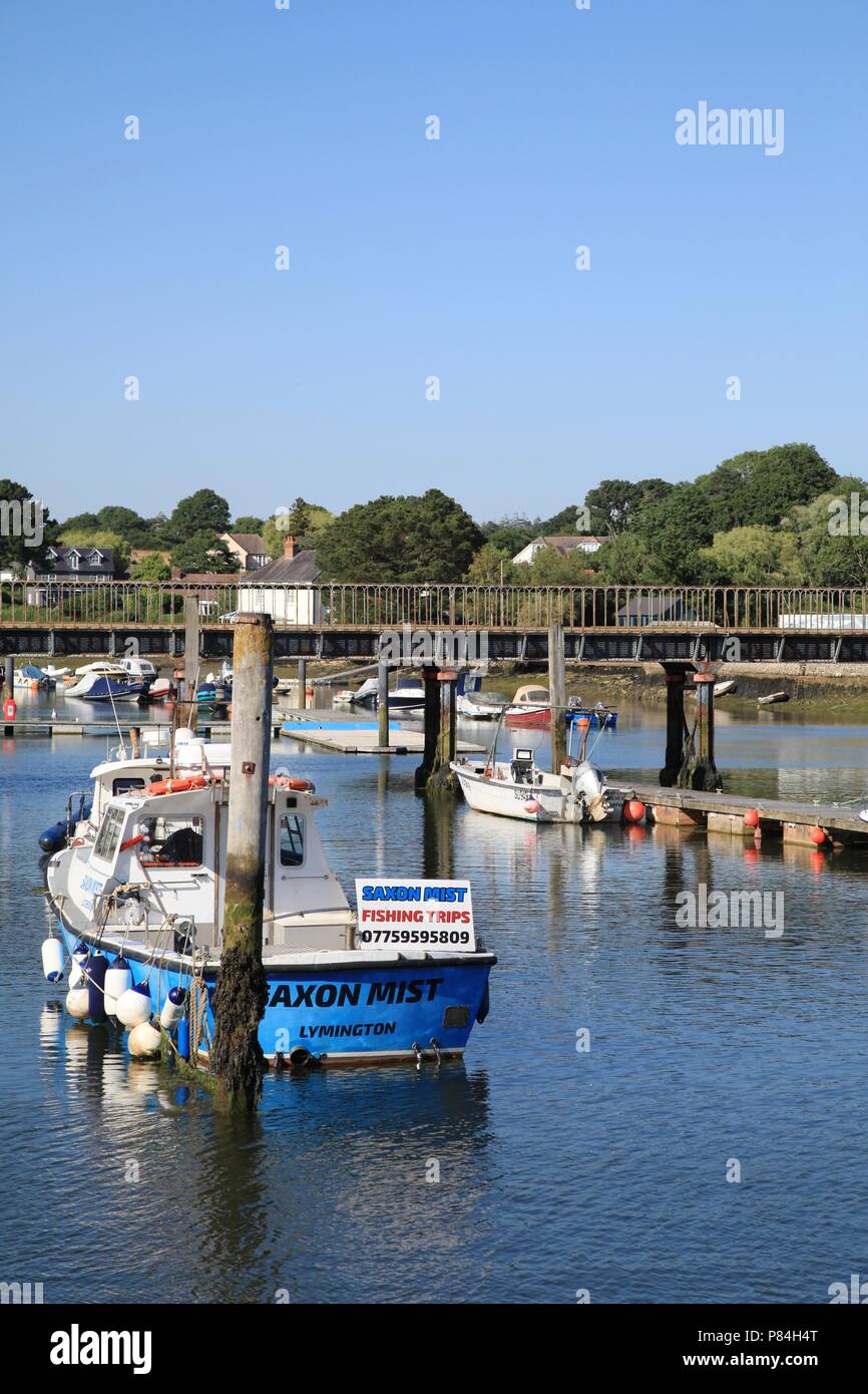 Yachts And Masts Lymington Quay High Resolution Stock Photography and ...