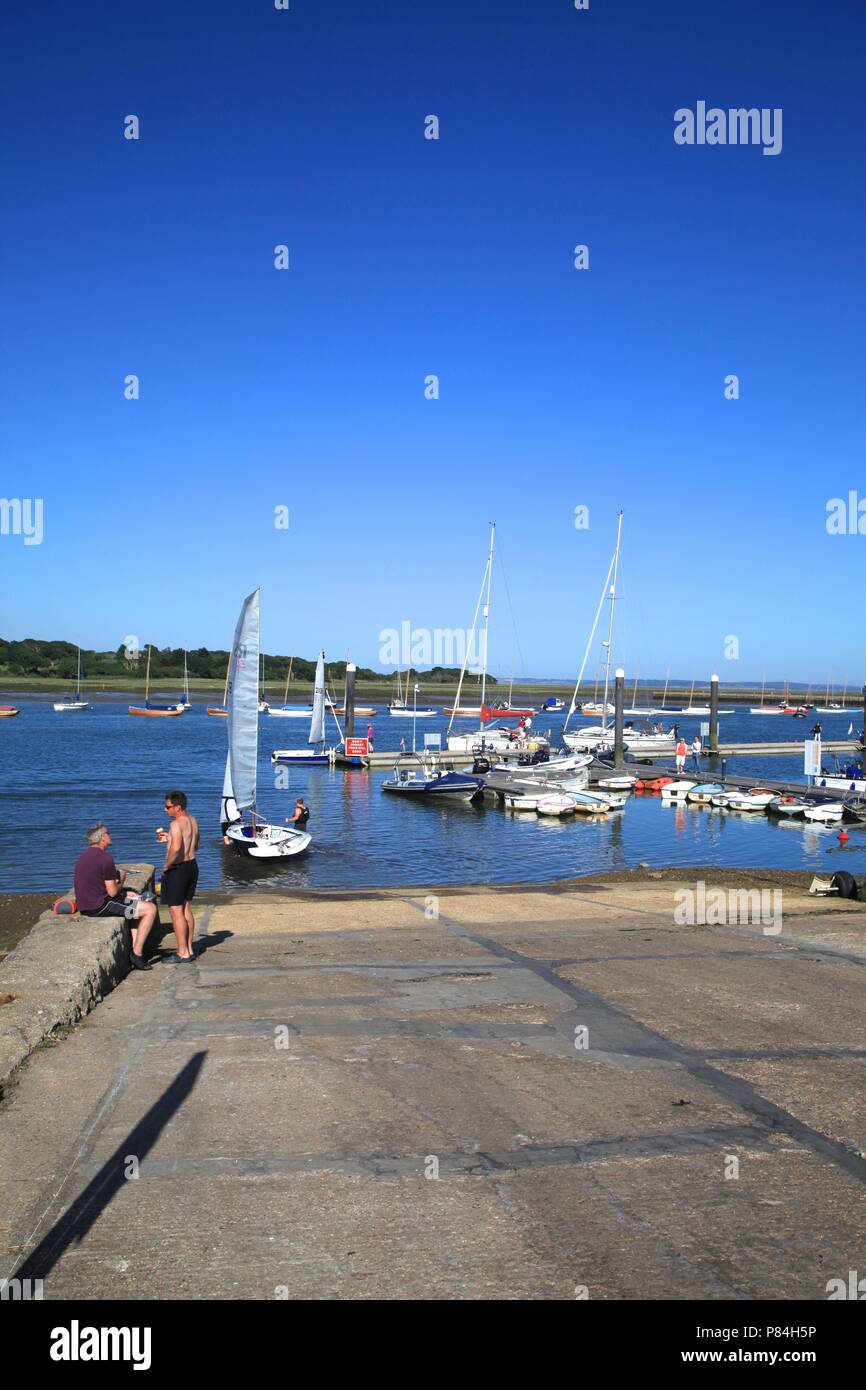Lymington River, Lymington, Hampshire, UK Stock Photo - Alamy