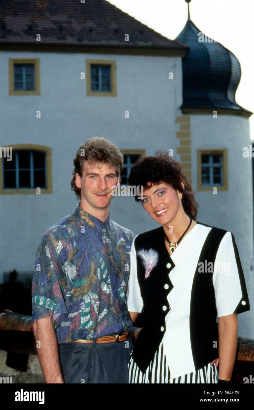 Baron Markus von und zu Aufseß mit Freundin Irene Stieber, Deutschland ...