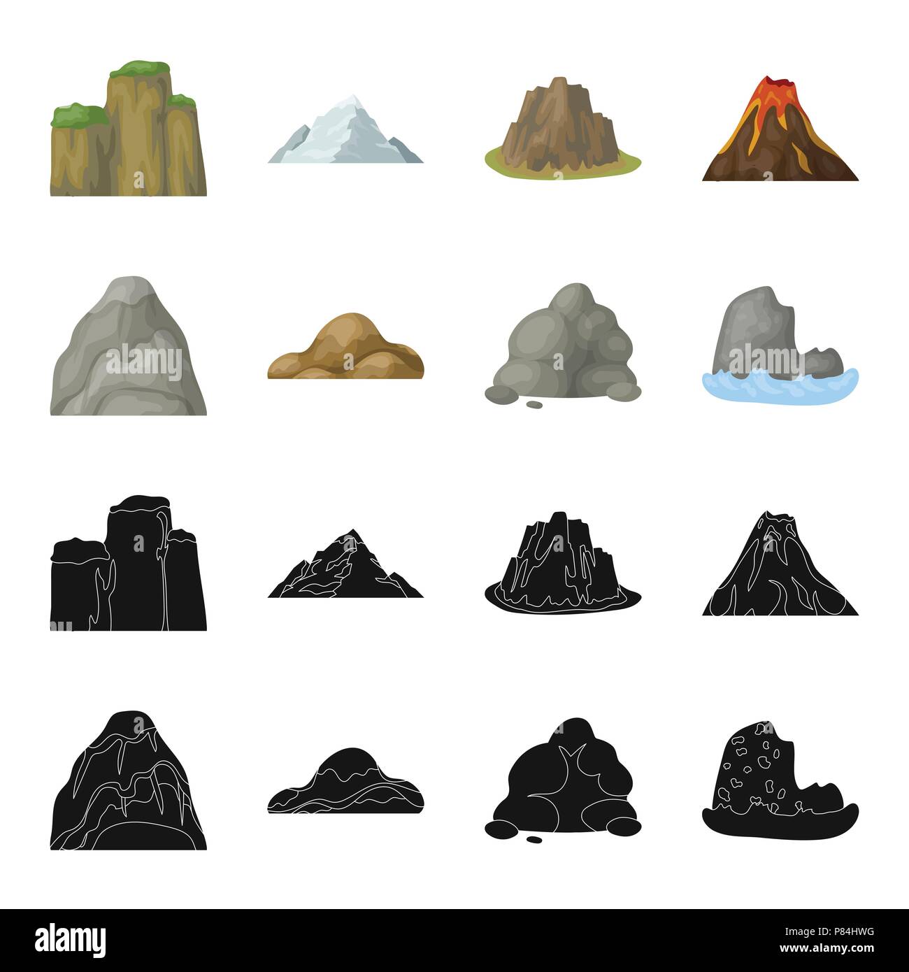Mountain Rock Vector