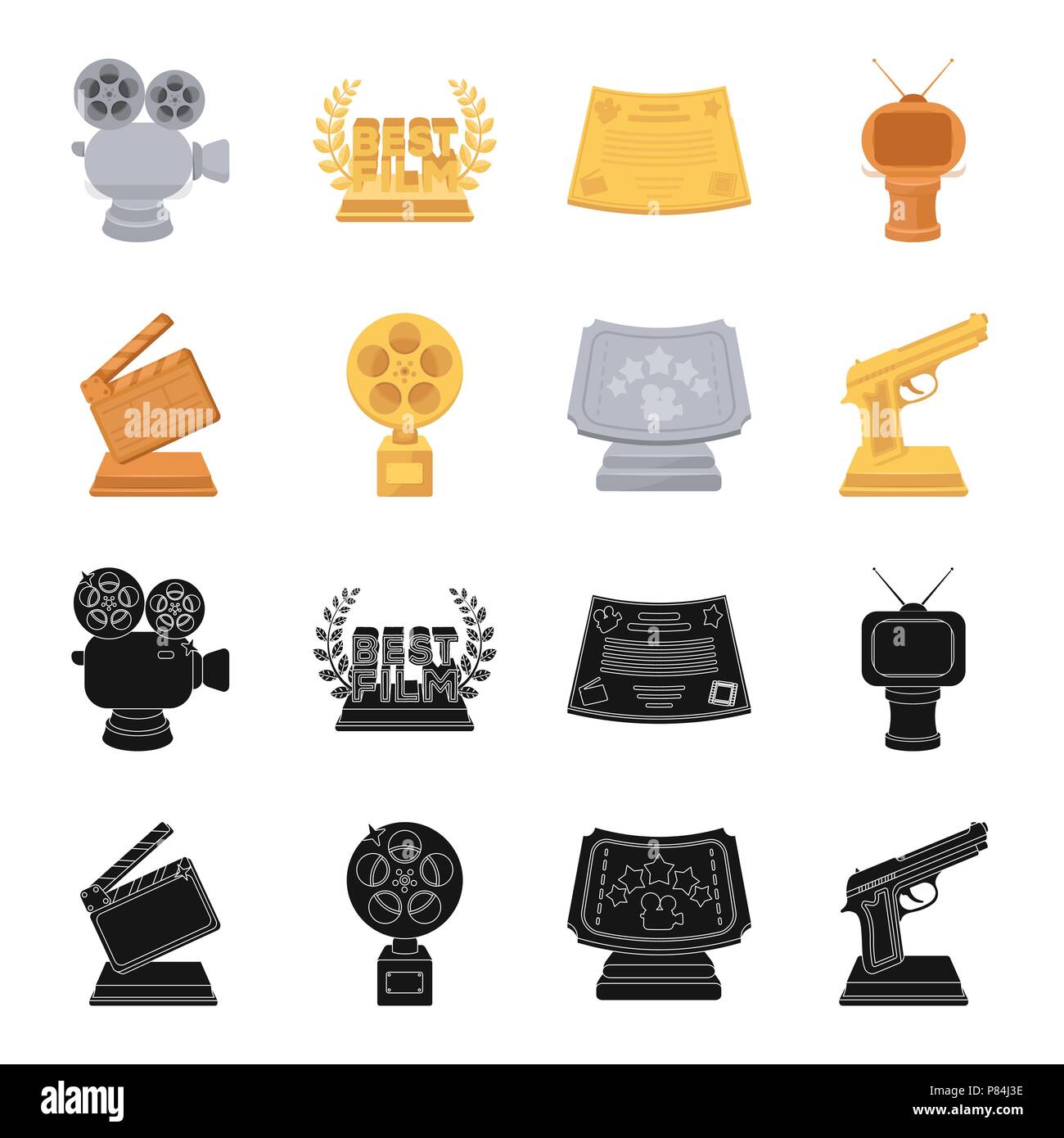 Gold pistol, silver prize for the best supporting role and other prizes ...